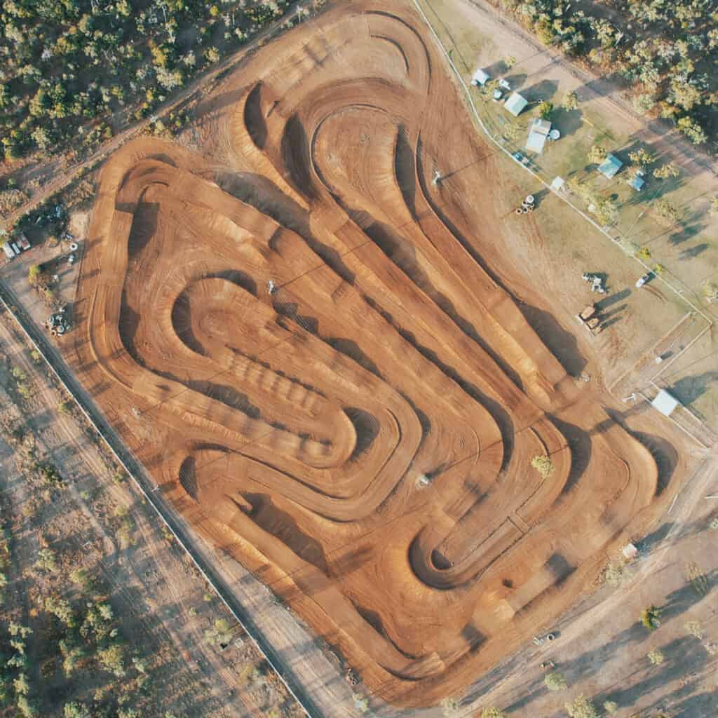 Biloela Motocross track upgrade - Track Works Rural